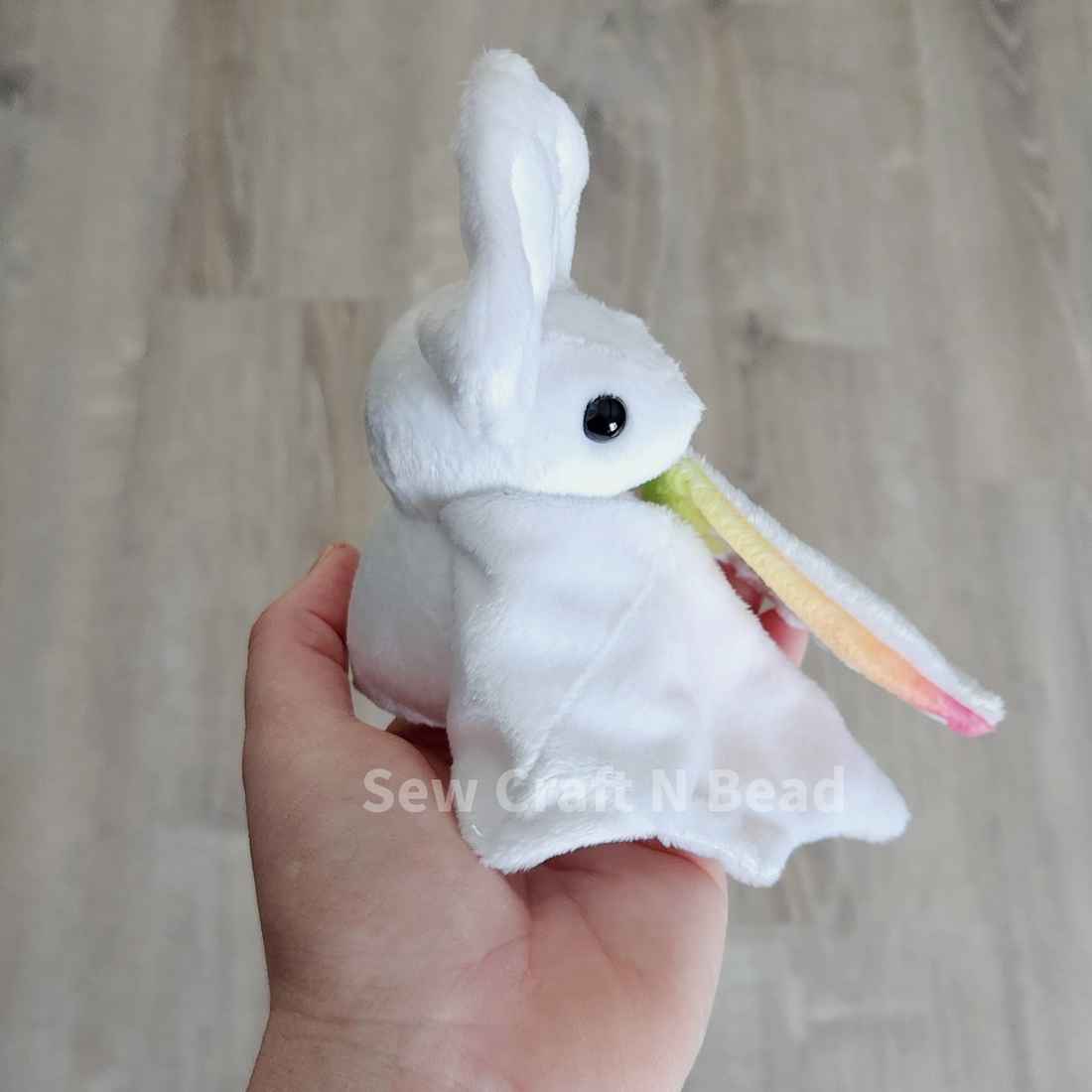 Rainbow Drip Bat Plush (READY TO SHIP) – SewCraftNbead